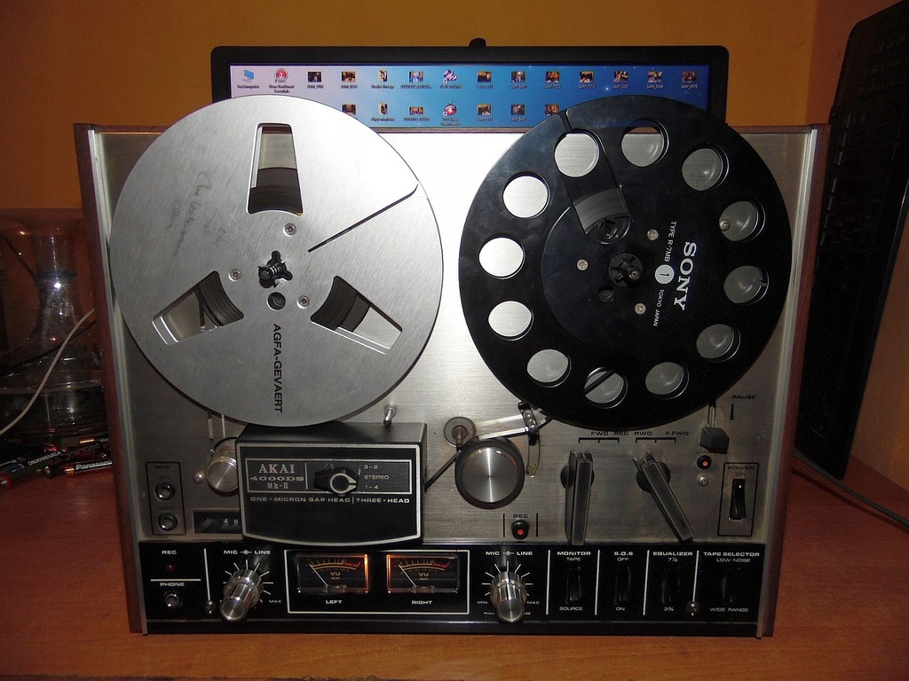 Magnetofon szpulowy Akai 4000DS MK II Stereo Reel - 12780477214 - oficjalne archiwum Allegro