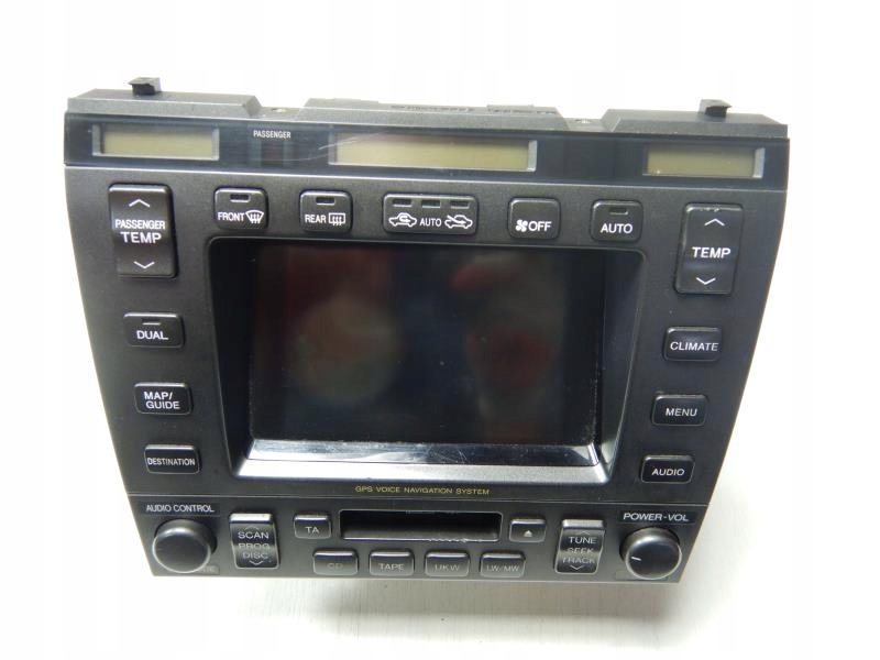 LEXUS LS400 RADIO NAWIGACJA PANEL KLIMATYZACJI - 10767380523 ...