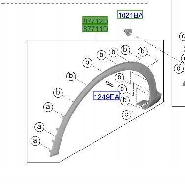 LISTWA BŁOTNIK PRZÓD LEWA PRAWA KIA SPORTAGE V 21- - 14520508793 ...