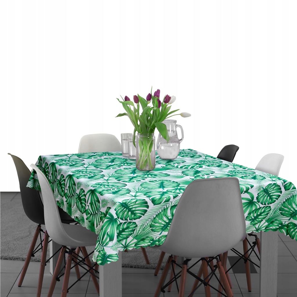 Obrus plamoodporny 140x220 Kolorowe WZORY Kwiaty - 9639246363 - oficjalne archiwum Allegro