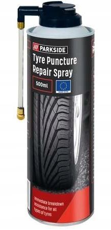 PARKSIDE SPRAY NAPRAWCZY DO PRZEBITYCH OPON DĘTEK - 13528762119 ...