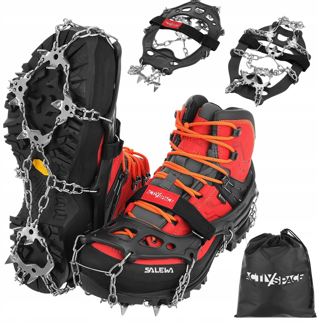 Raki PREMIUM raczki na buty kolce łańcuchy + Worek - 11488793672 ...