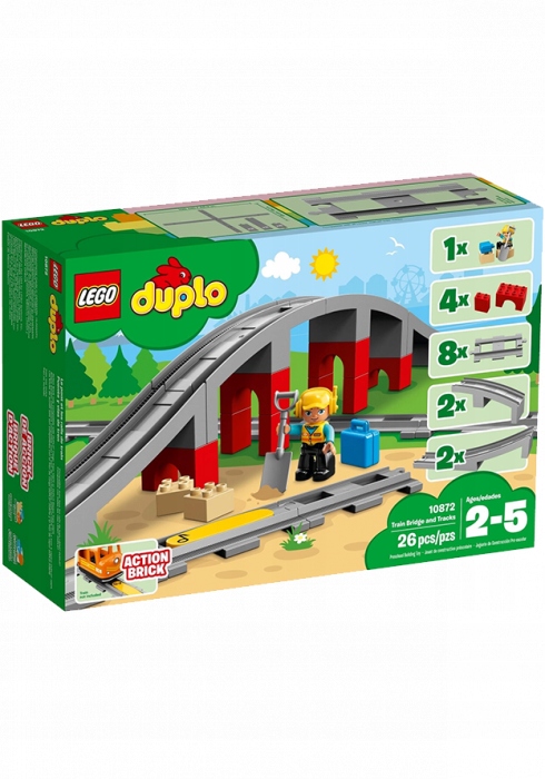 LEGO Duplo Tory kolejowe i wiadukt 10872 - 12995746132 - oficjalne ...