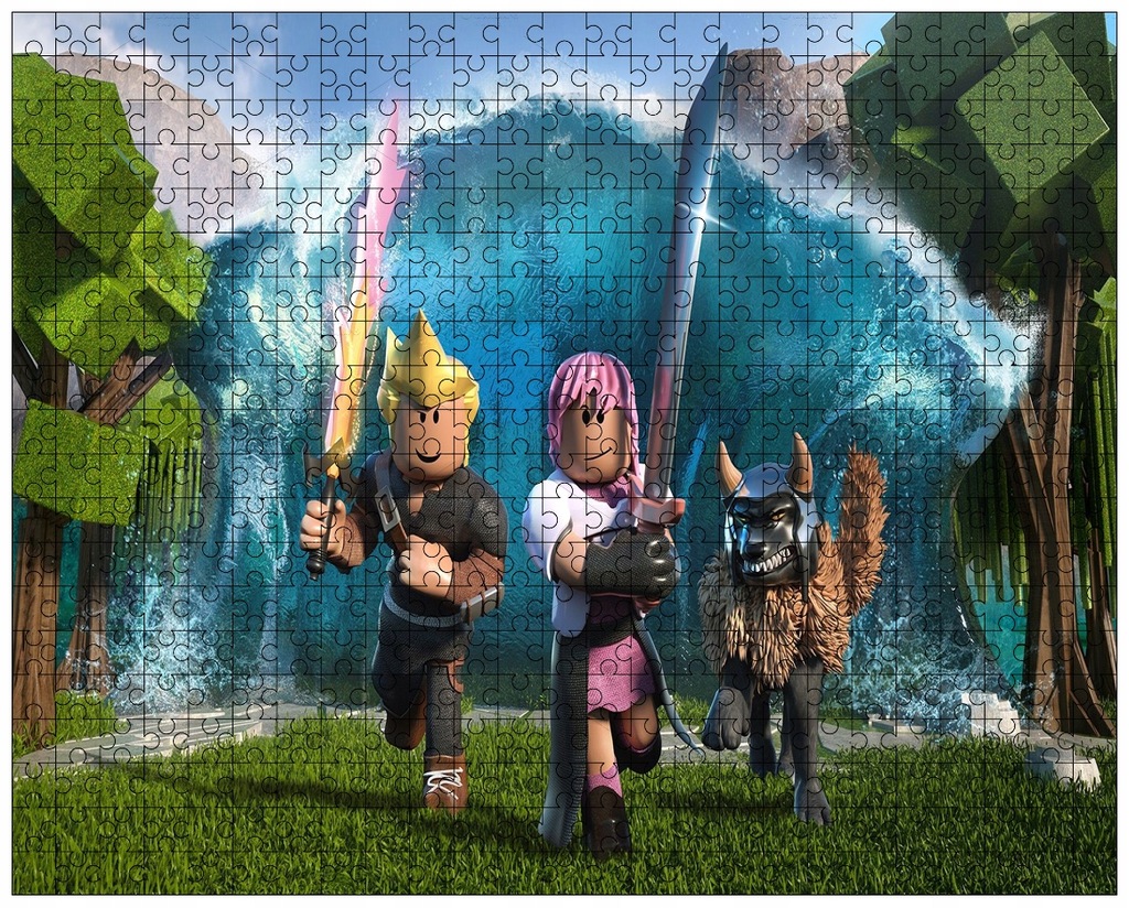 PUZZLE Roblox - SUPER WZORY Z GRY 70 el + PUDEŁKO - 12884808276 ...