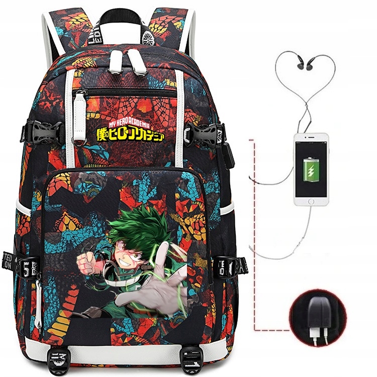 PLECAK BOKU MY HEHO ACADEMIA DEKU IZUKU MIDORIYA - 12335597010 - oficjalne archiwum Allegro
