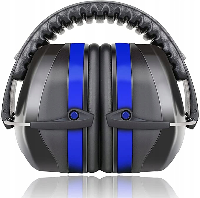 nauszniki ochronniki słuchu czarne i niebieskie - 12853495681 - oficjalne archiwum Allegro