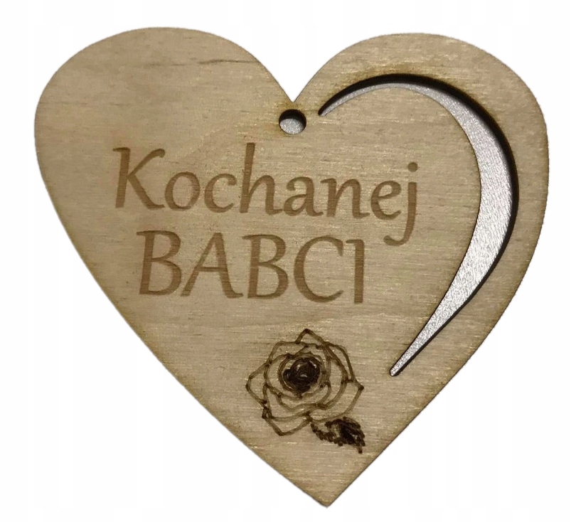 Zawieszka do prezentu Święta Kochanej Babci Mamie - 9901023824 - oficjalne archiwum Allegro