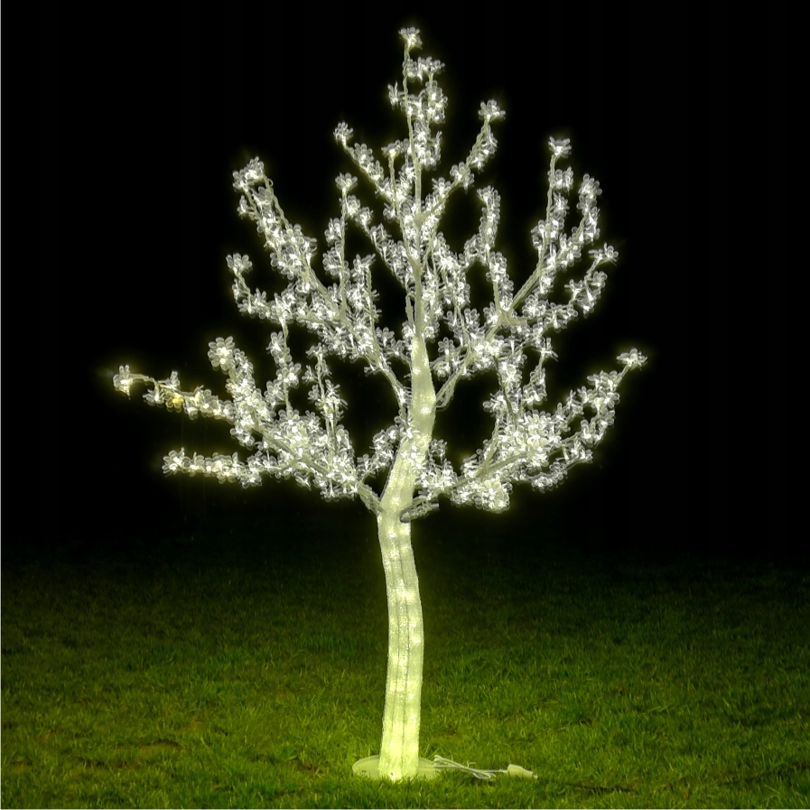 ŚWIĄTECZNE DRZEWKO LED CIEPŁE IP44 DUŻE ZEWNĘTRZNE - 11380768755 ...
