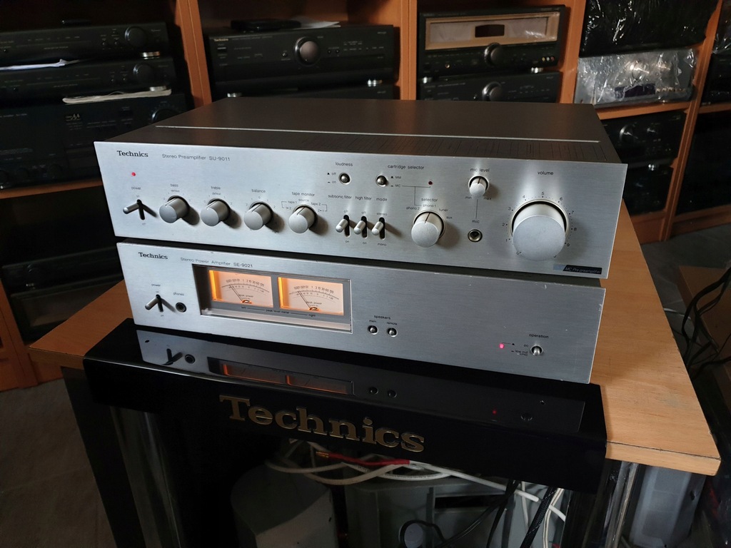 WZMACNIACZ TECHNICS SU-9011 SE-9021 VINTAGE MODEL! - 7867775573 - oficjalne archiwum Allegro