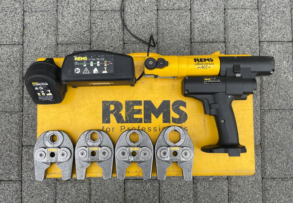 Zaciskarka do rur Rems Mini Press ACC stal M15 M18 - 12531109159 ...