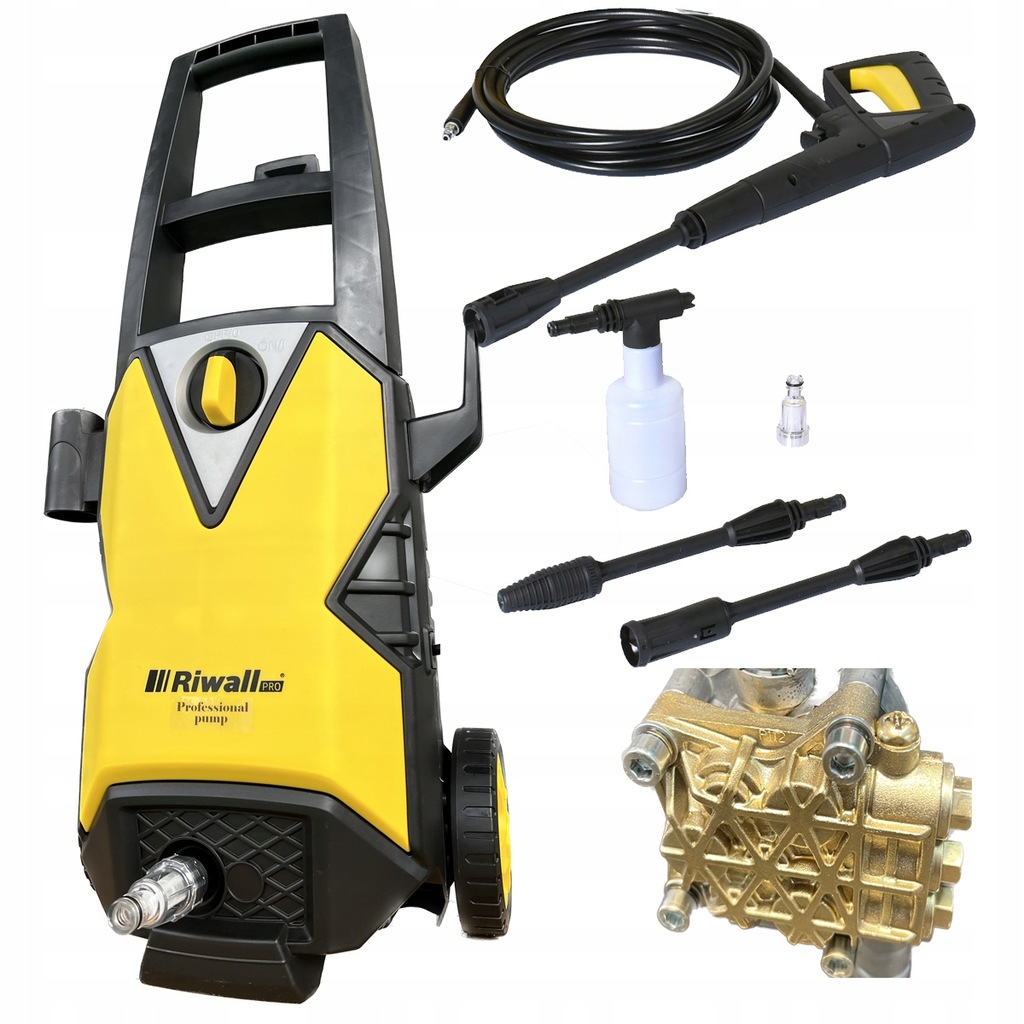 MYJKA CIŚNIENIOWA RIWALL MOSIĘŻNA POMPA REP120 -V2 - 12786340421 - oficjalne archiwum Allegro