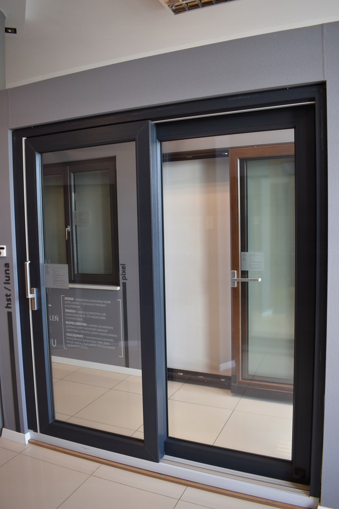 OKNO TARASOWE PRZESUWNE HST 200x219,5 ANTRACYT - 9783187690 - oficjalne ...