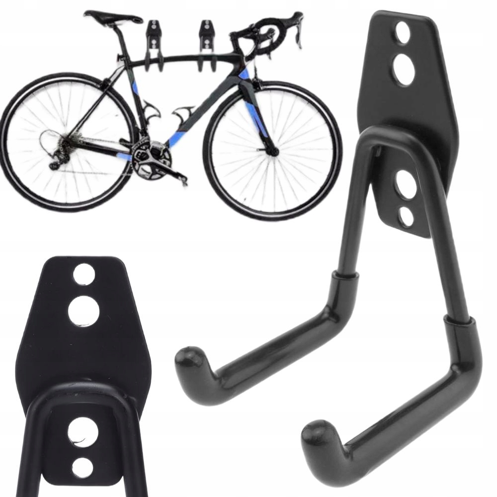 Wieszak rowerowy hak uchwyt ścienny na rower MOCNY - 13596917848 ...