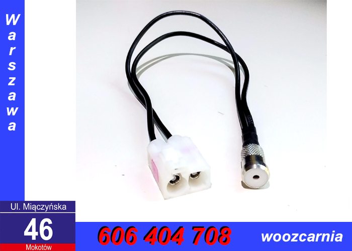 ZŁĄCZE ADAPTER ANTENY SAMOCHODOWEJ ISO-DoubleFAKRA - 7302399947 - oficjalne archiwum Allegro