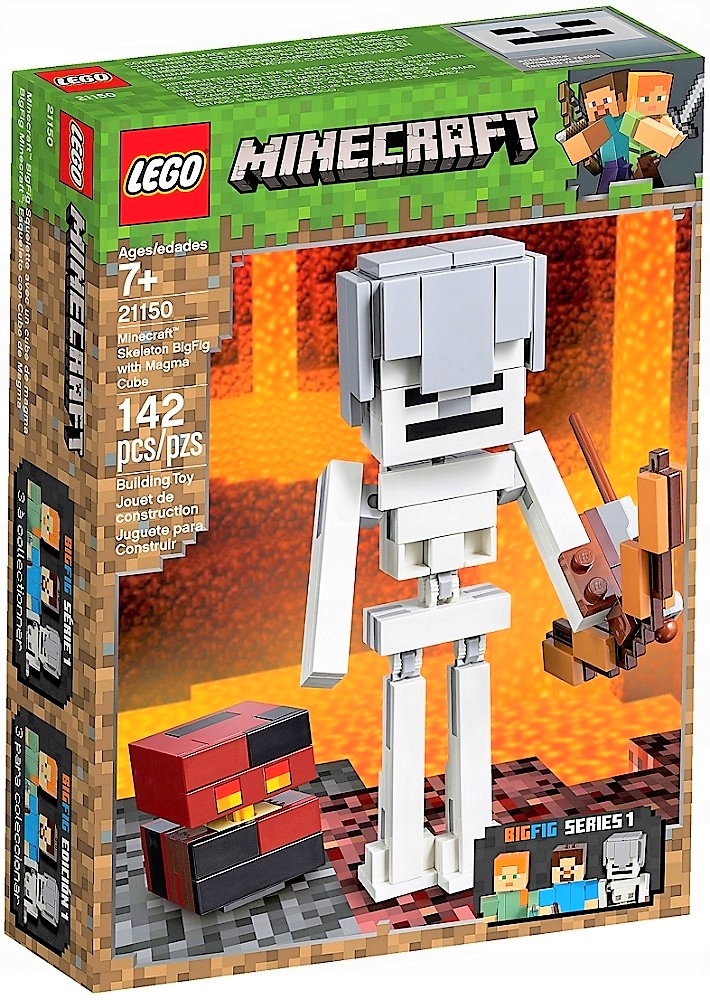 LEGO 21150 MINECRAFT SZKIELET Z KOSTKĄ MAGMY - 8014979204 - oficjalne ...
