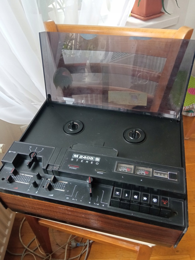 Magnetofon szpulowy Unitra M2405 S STEREO - 14119511876 - oficjalne archiwum Allegro