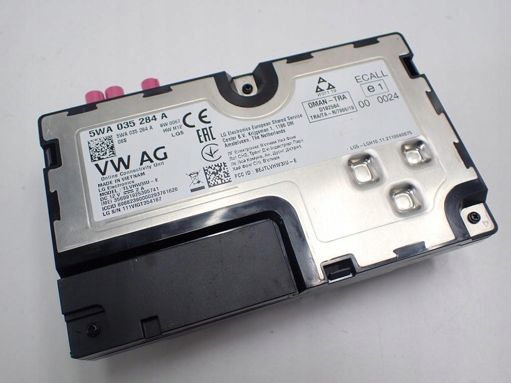 MODUŁ STEROWNIK USŁUG ONLINE SKODA OCTAVIA IV 5E3 - 12752539752 ...