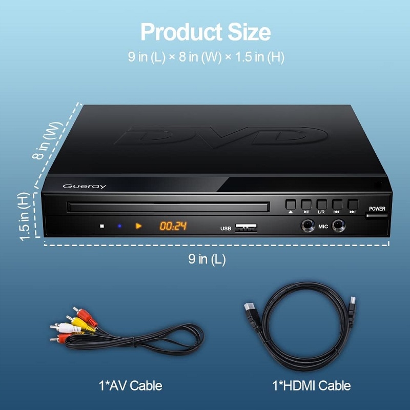 Купить DVD-ПЛЕЕР GUERAY H203 ПОДДЕРЖИВАЕТ HDMI/FULL HD: отзывы, фото и ...