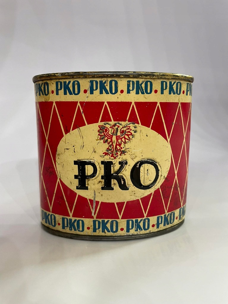 Skarbonka PKO z orłem PRL - 15084219629 - oficjalne archiwum Allegro