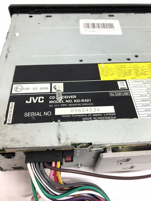 RADIO SAMOCHODOWE JVC KD-R421 - 7779387741 - oficjalne archiwum Allegro