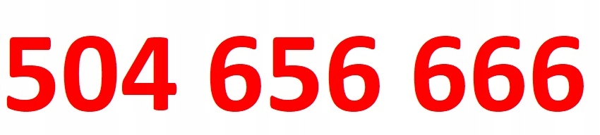 504 656 666 starter orange na kartę 6666 66666 - 12747502293 - oficjalne archiwum Allegro