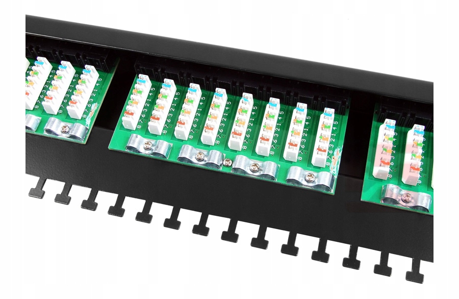 PATCH PANEL 24-PORTOWY 19" 1U UTP.6 ORGANIZER - 7639257505 - oficjalne ...