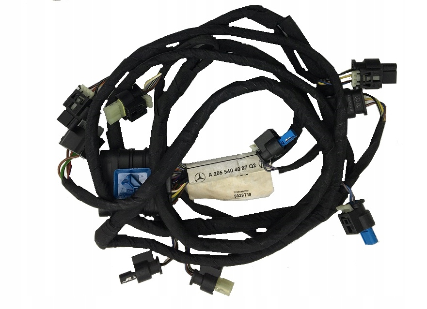 MERCEDES W205 WIĄZKA KABEL A2055404007 CZUJNIK PDC - 7387855621 ...