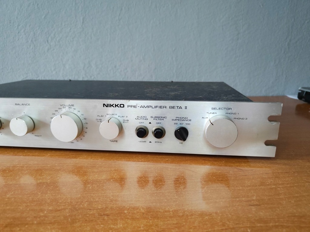 Przedwzmacniacz NIKKO Pre-Amplifier Beta II Japan - 12703276561 ...