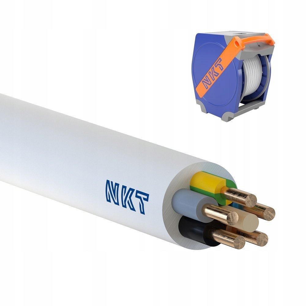 Przewód YDY 5x2,5 żo 450/750V QADDY 300m - 12277361946 - oficjalne archiwum Allegro