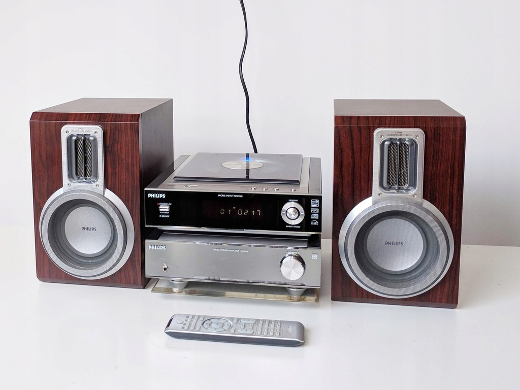 Philips MCM-700 - mikro wieża stereo CD, USB, MP3 - 7915169983 ...