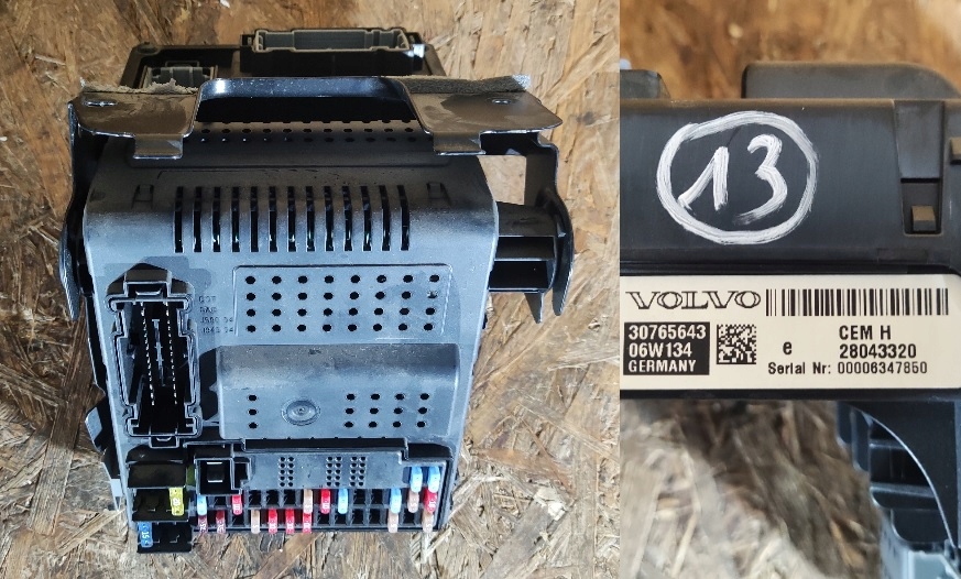 MODUŁ CEM VOLVO S60 S80 V70 XC70 XC90 30765643 - 14382907435 ...