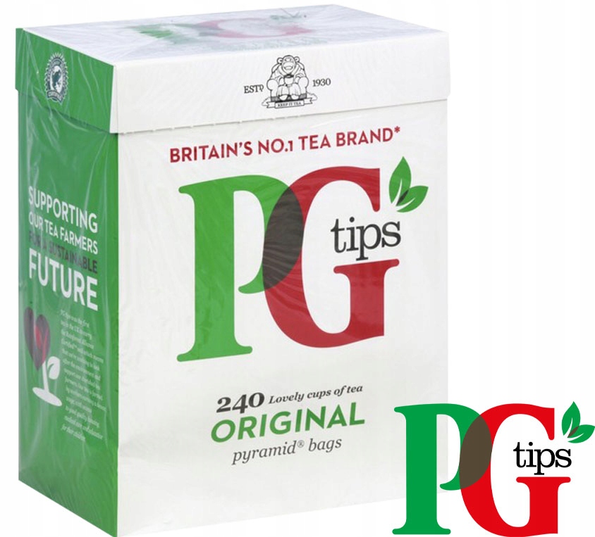 PG TIPS 240 czarna herbata w torebkach z ANGLI HIT - 9064750544 ...