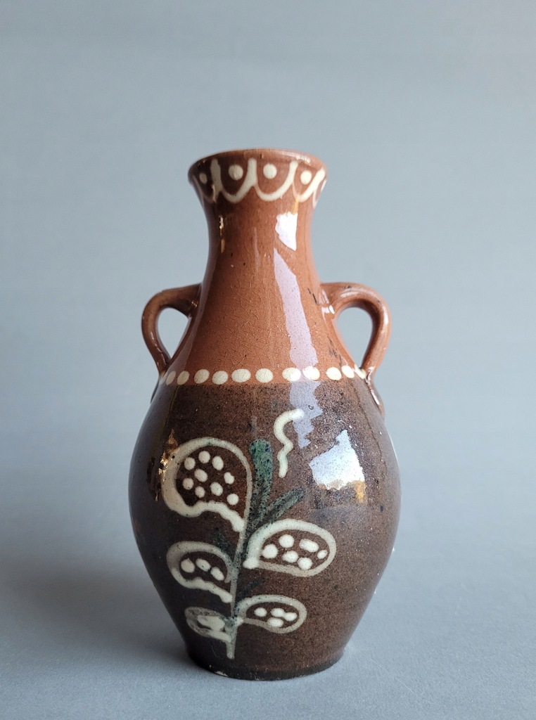 Wazon z uszami Chmielno Necel Pomorze Ceramika Ludowa Kartuzy Kaszuby ...