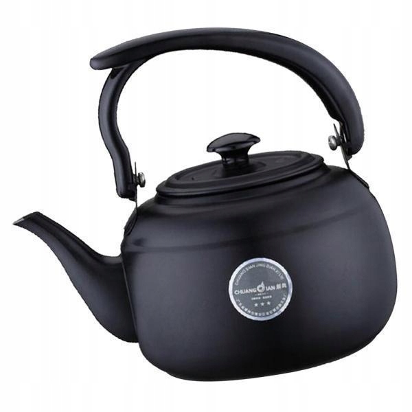 pack 1L Stainless Steel Teapot Kitchen Tea Kettle Metal Stovetop Tea 2 ...