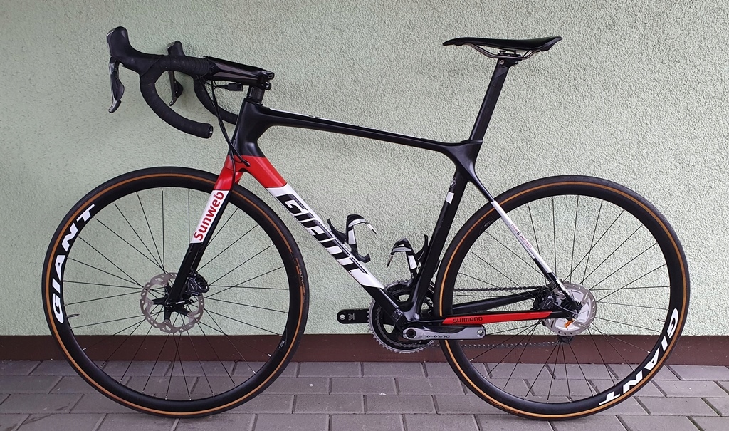 GIANT TCR SUNWEB DISC DURA ACE Di2 11s sztywne osi - 11608848481 ...