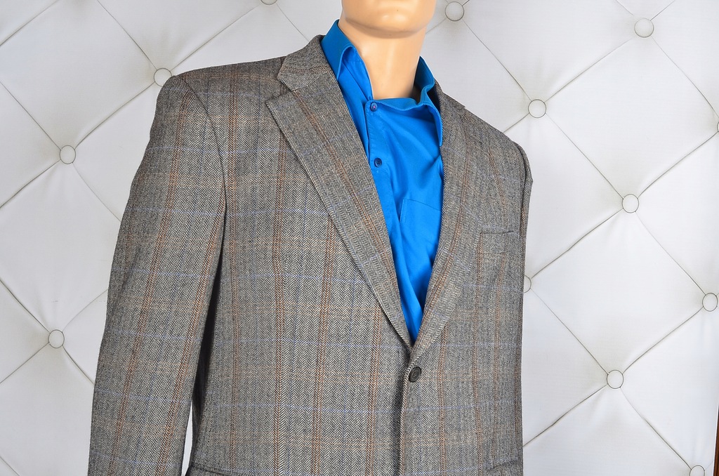 MARIO BARUTTI CASUALOWA MARYNARKA WEŁNA KASZMIR BIG SIZE 58 /4XL ...