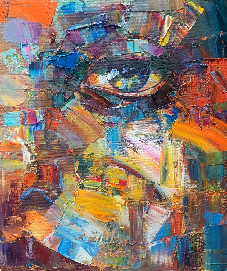 Pitsko Gienadij Oko obraz olejny - 13757279710 - oficjalne archiwum Allegro