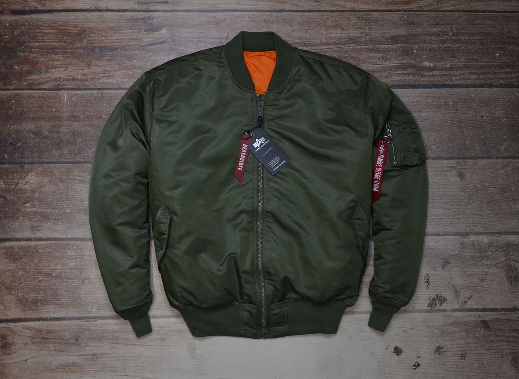 ALPHA INDUSTRIES MA-1 KURTKA BOMBER PREMIUM 4XL - 13317848125 - oficjalne archiwum Allegro