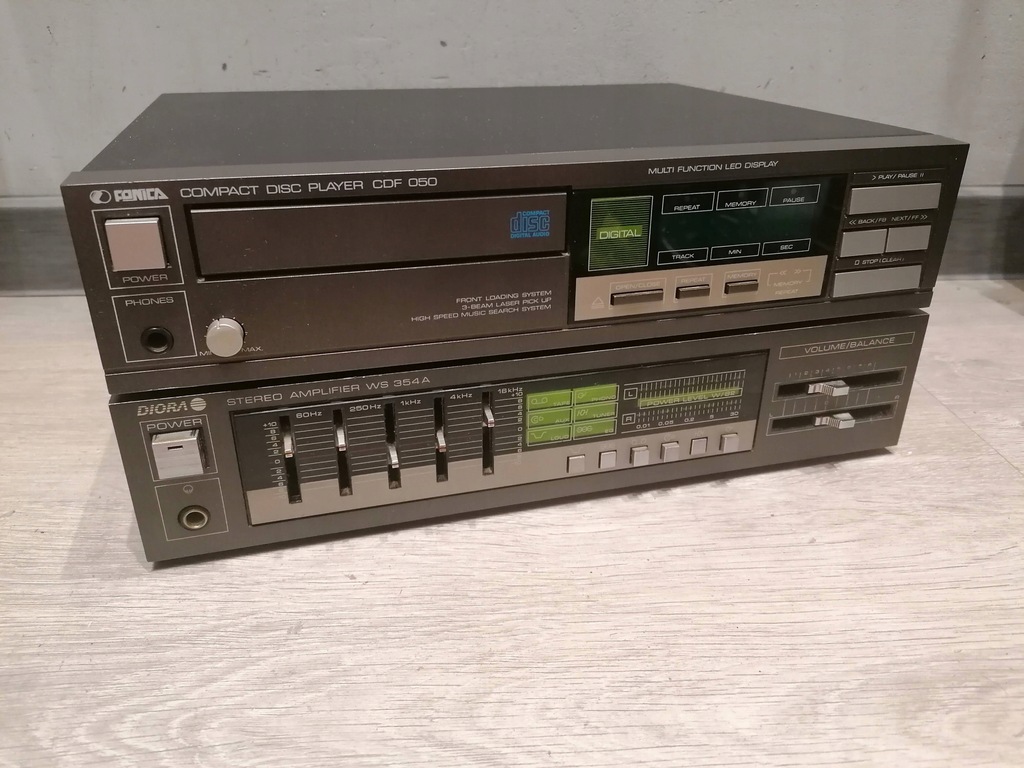Unitra Diora Wzmacniacz 354A i Fonica CD CDF050 - 11600359550 ...