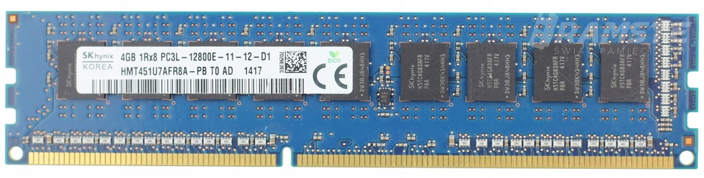 4GB 1600 HYNIX 1Rx8 PC3L-12800E 11-12-D1 ECC - 8129077503 - oficjalne archiwum Allegro
