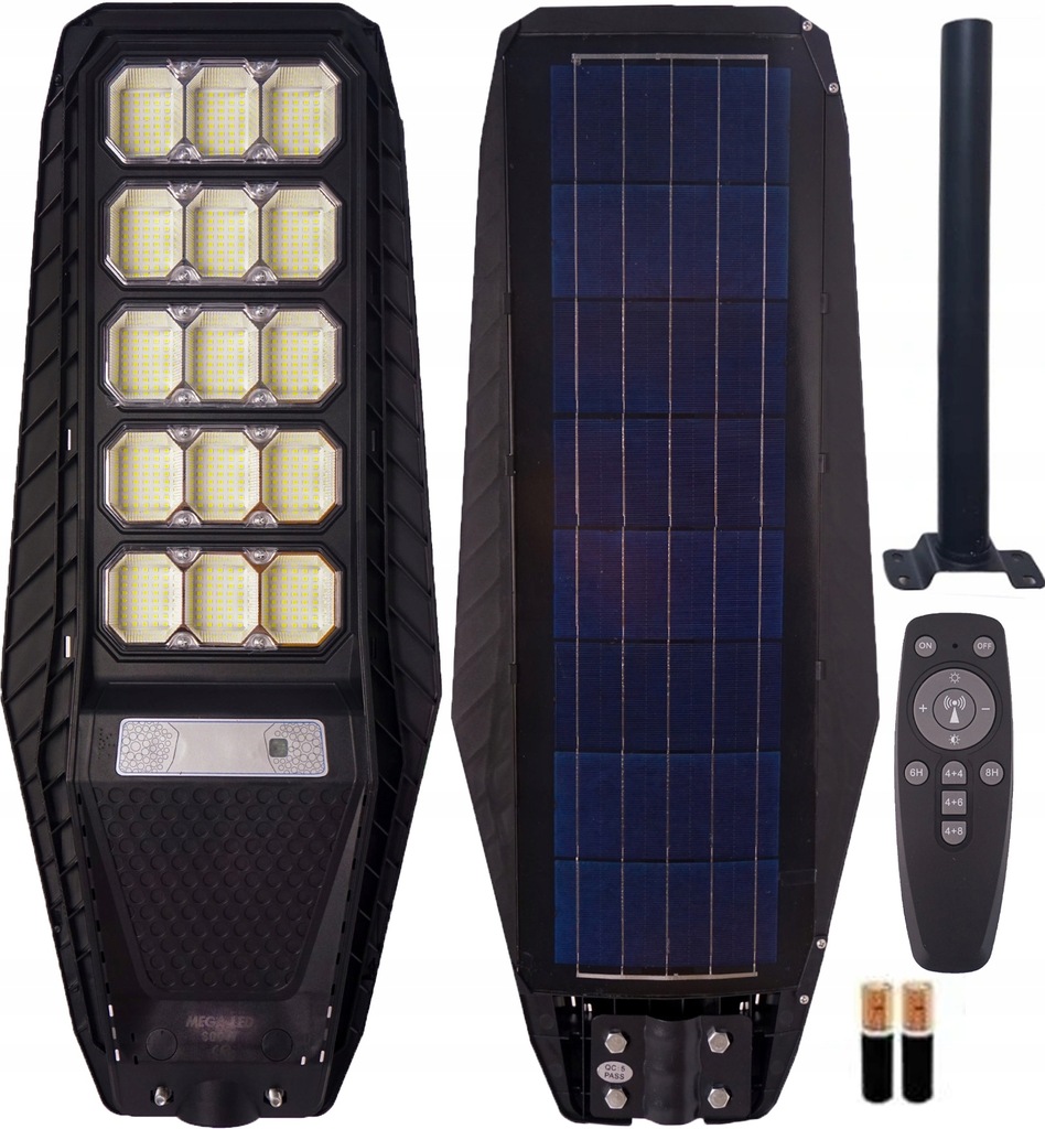 LAMPA Latarnia SOLARNA ULICZNA 600W + UCHWYT PILOT - 10674780294 - oficjalne archiwum Allegro
