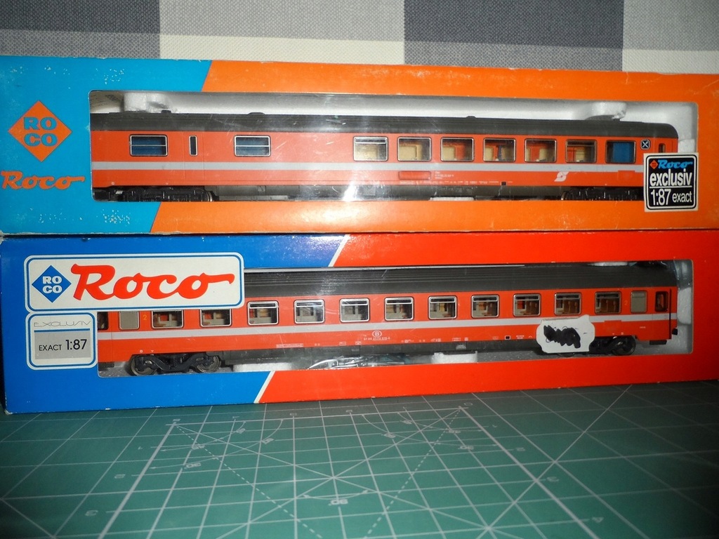 Wagony Eurofima H0 OBB/SNCB Roco - 11594963749 - oficjalne archiwum Allegro