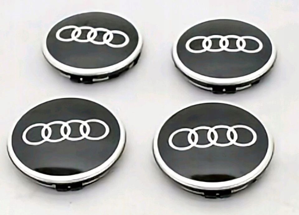 4x Oryginalne dekielki 81A felg AUDI A3 A4 A5 A6 A7 A8 Q2 61mm / 57mm - 15252370917 - oficjalne ...