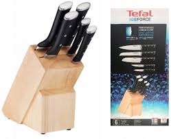 Komplet noży w bloku Tefal Ice Force K232S574 - 12628005196 - oficjalne ...