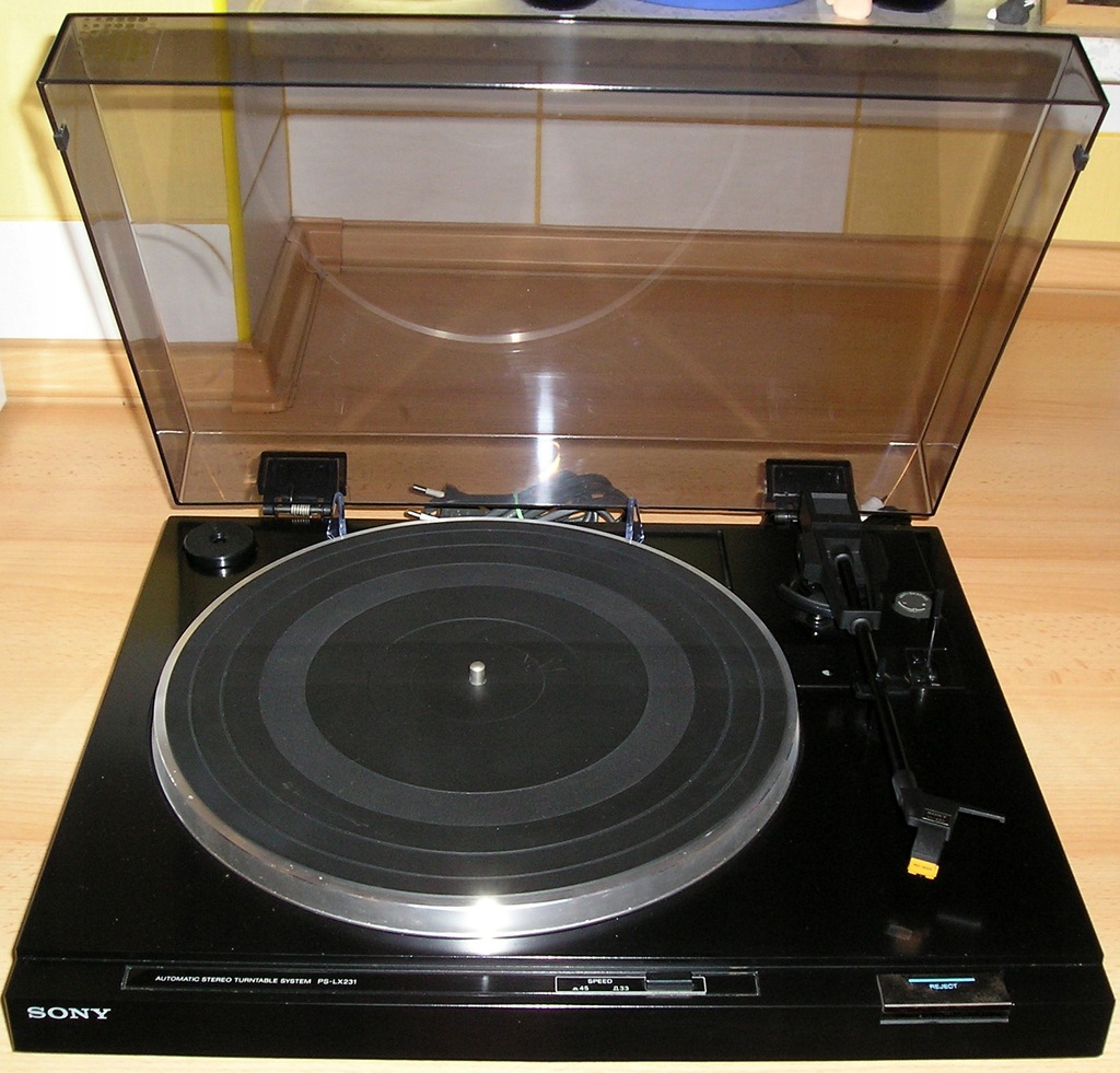 Gramofon SONY PS LX 231 półautomat wkładka z igłą - 11609954546 - oficjalne archiwum Allegro