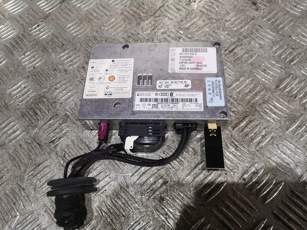 MODUŁ BLUETOOTH MMI 4F1862335 AUDI Q7 A4 A5 A6 A8 - 12603340404 - oficjalne archiwum Allegro