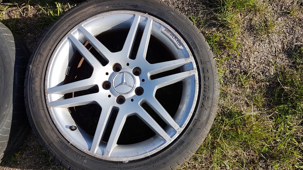 MERCEDES FELGI ALUMINIOWE AMG 8.5J 7.5JX17 W204 - 9789107655 - oficjalne archiwum Allegro