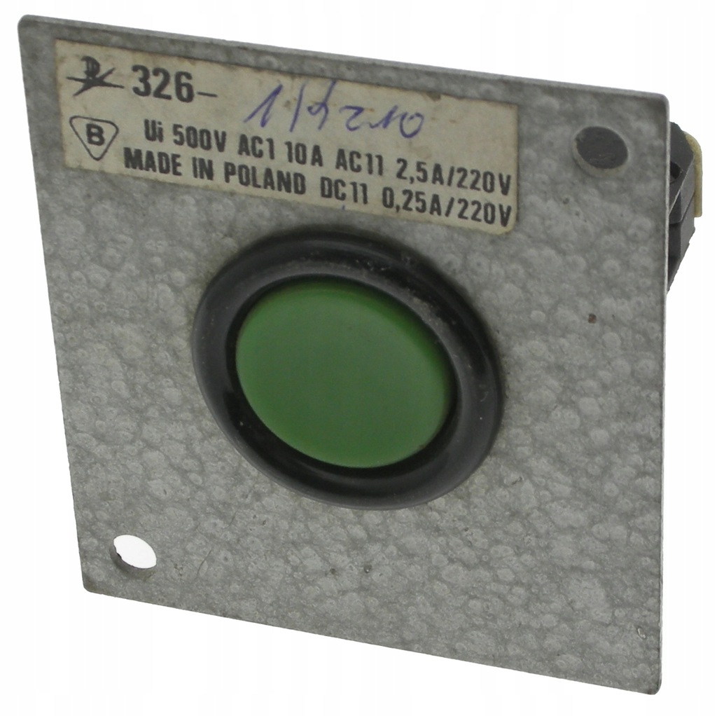 Przycisk pulpitowy sterowniczy zielony 22 1z - 14310640706 - oficjalne archiwum Allegro