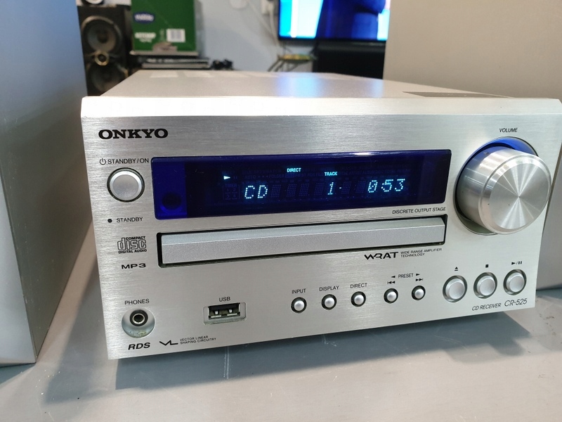 Mini wieża Onkyo CR-525 - USB - AUX - OKAZJA !!! - 9042003539 - oficjalne archiwum Allegro
