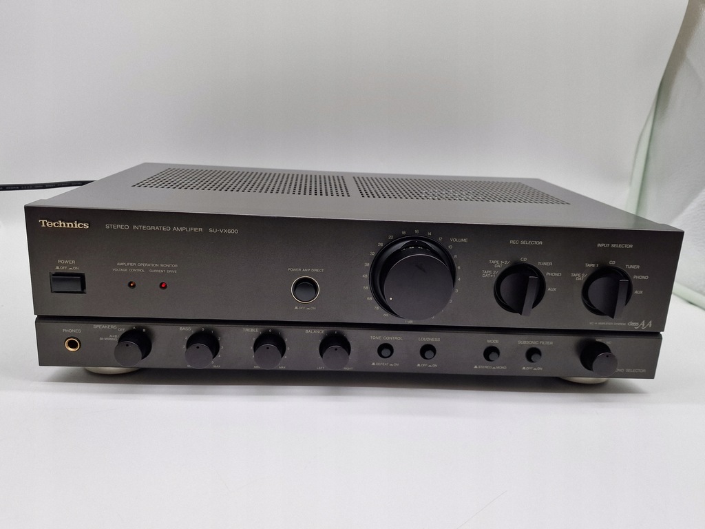 Technics SU-VX600 Wzmacniacz Stereo Solidny warto! - 12571865303 - oficjalne archiwum Allegro